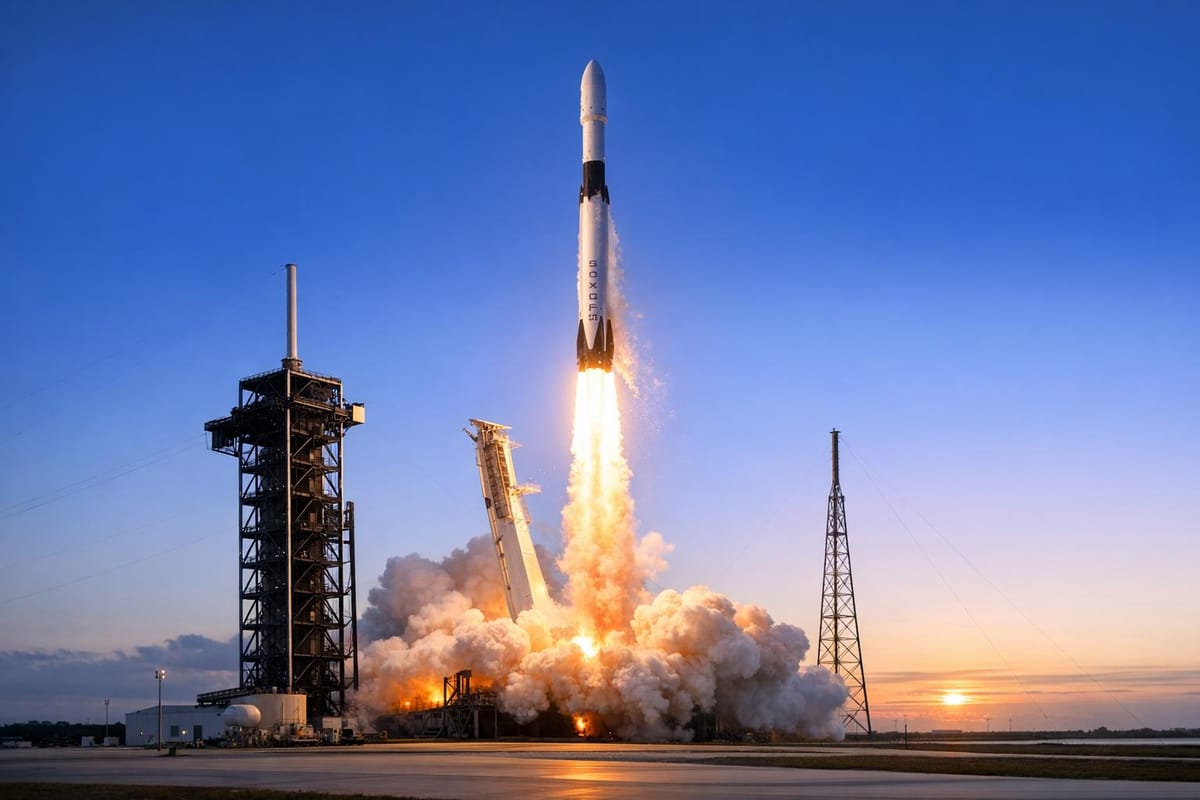 SpaceX Schedules Initial Rocket Launch of 2026 from Florida