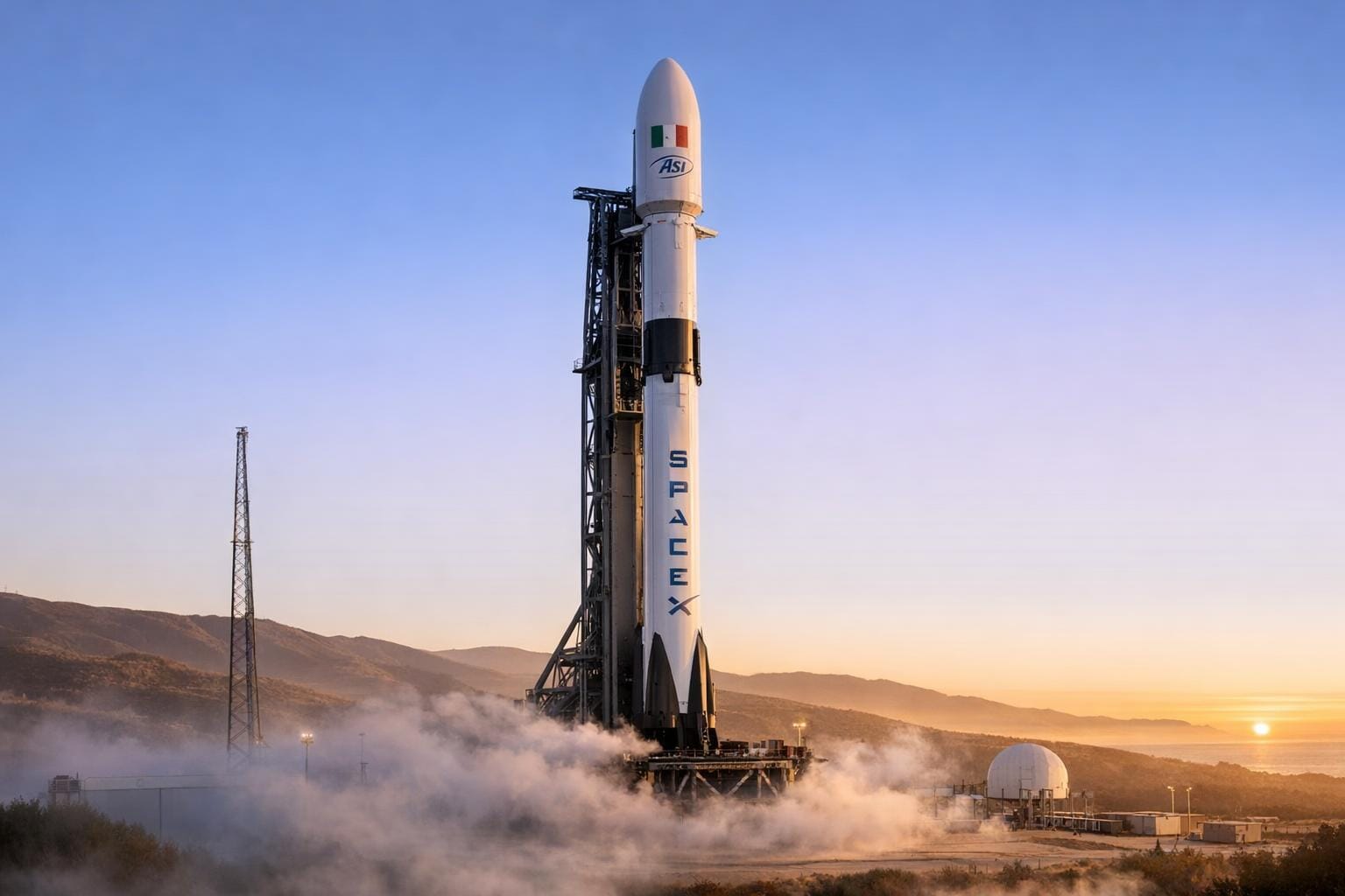 Delayed Mission Secures New Launch Date by SpaceX for Italian Space Agency